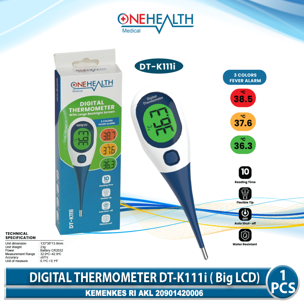DIGITAL THERMOMETER DT-K111i – OneHealth.id