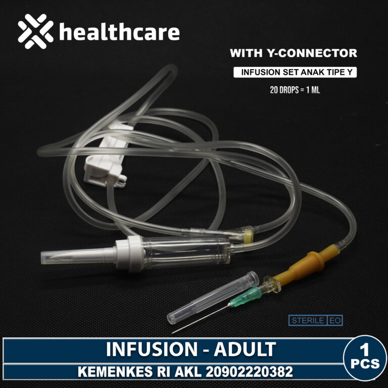 HEALTHCARE INFUSION SET ADULT – With Y-Connector – OneHealth.id